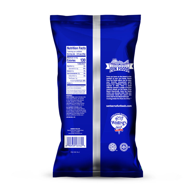 ICEE Cherry and Blue Raspberry Popcorn | Prepackaged Gourmet Popcorn ...