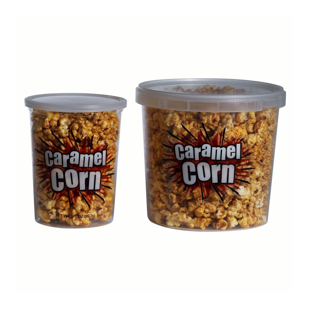 Caramel Corn Containers | Small Container w/Lid - Gold Medal #2135