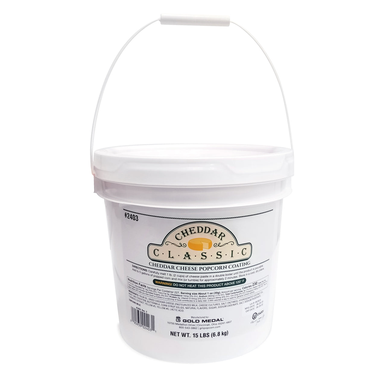 Popcorn Flavoring | Cheddar Classic Paste - Gold Medal #2403