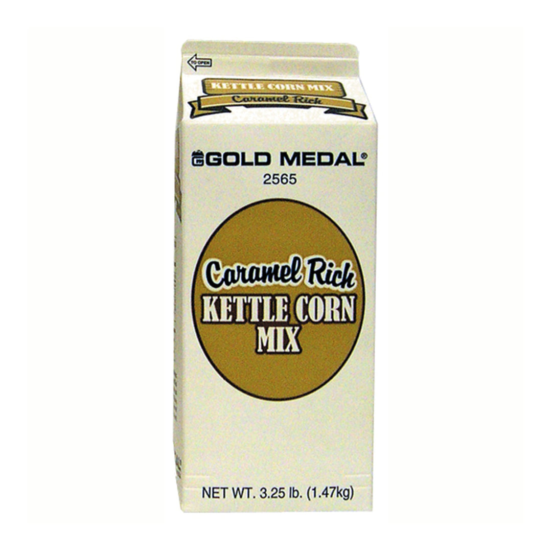 Kettle Corn Supplies | Caramel Rich Kettle Corn Mix - Gold Medal #2565