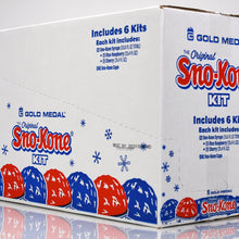 Snow Cone Supplies | Sno-Kone® Syrup and Cup Kit - Gold Medal #2937