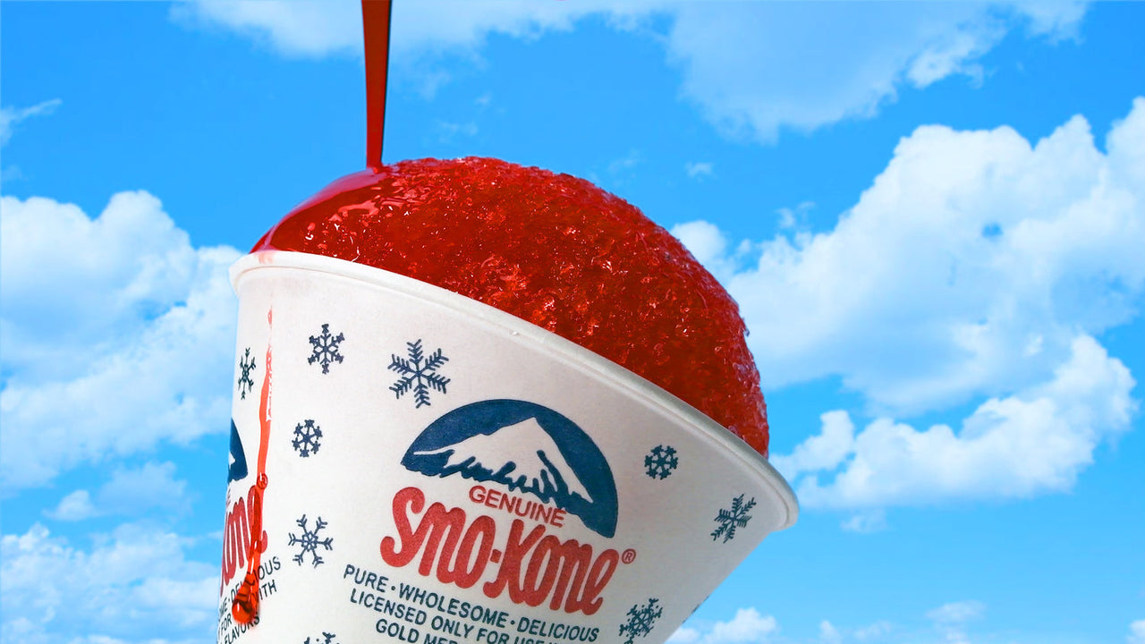 Snow Cone Supplies | Sno-Kone® Syrup and Cup Kit - Gold Medal #2937