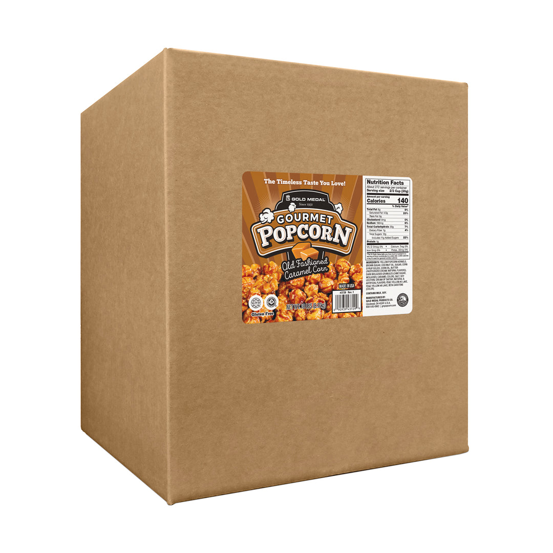 Old Fashioned Caramel Corn - Standard Bulk Bag in Box | Prepackaged ...