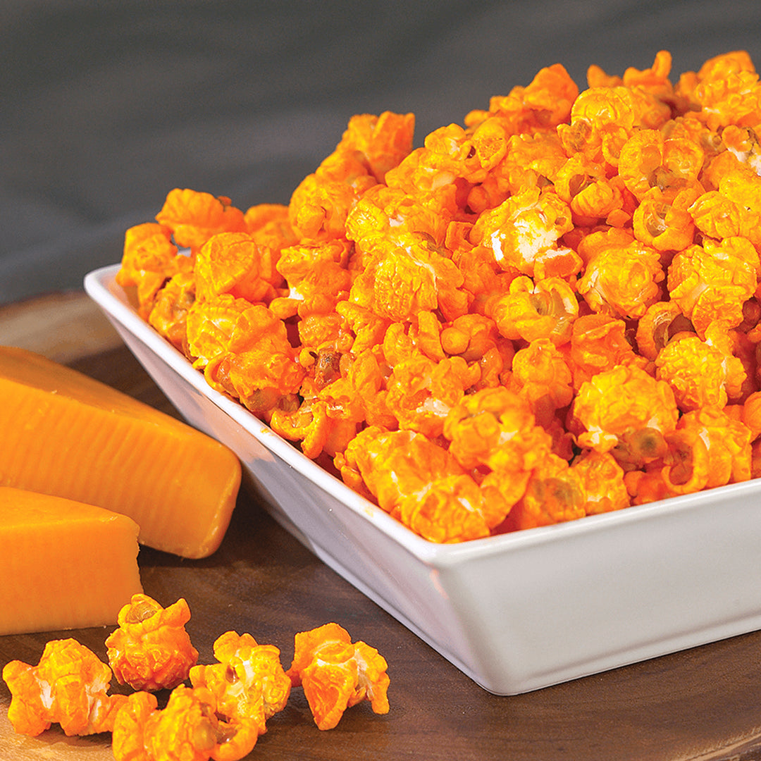 Cheddar Cheese Popcorn – Large 6.6 oz bag | Prepackaged Gourmet Popcorn ...
